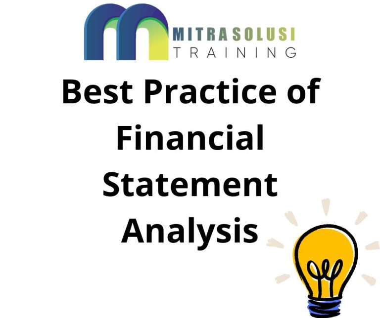 Best Practice of Financial Statement Analysis | Mitra Solusi Training